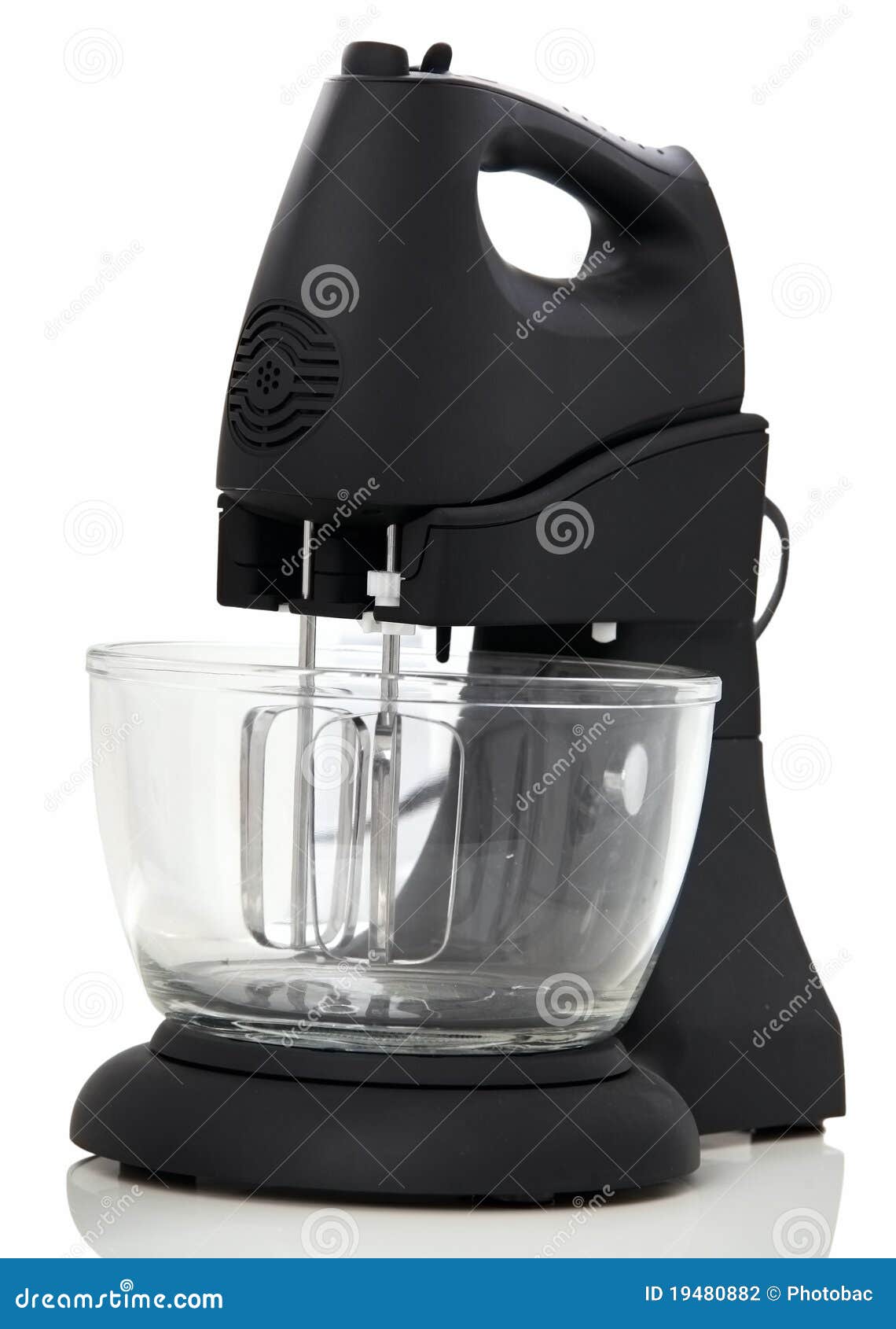 Mixer Over White Background Stock Photo - Image of beater, kitchen ...