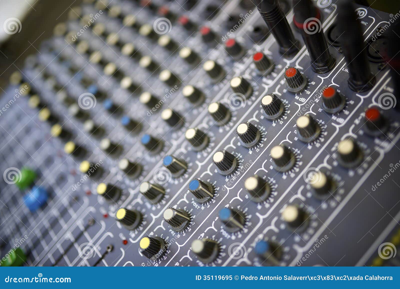 Mixer panel stock image. Image of electronic, level, editing - 35119695