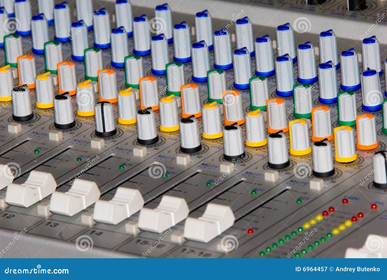 Mixer pult stock image. Image of communications, popular - 6964457