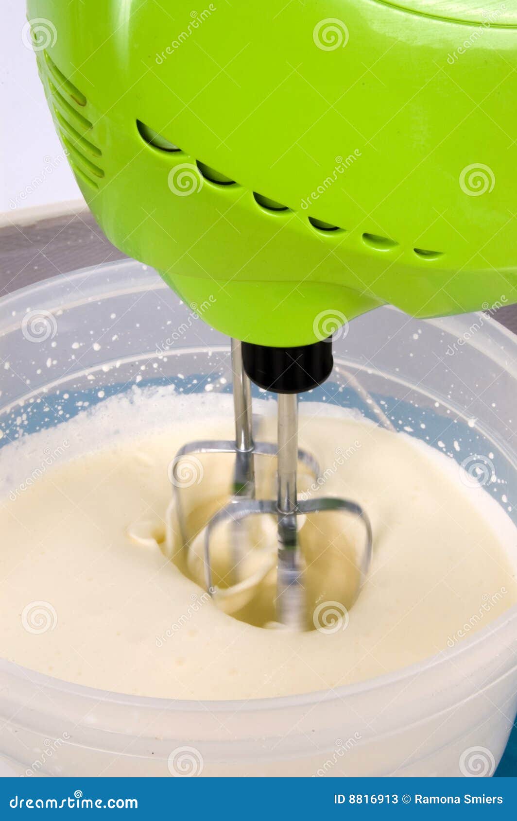 Mixermachine is Making Whipped Cream Stock Image - Image of kitchen ...