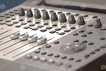 Mixing stock image. Image of equalizer, broadcast, mixer - 10101741