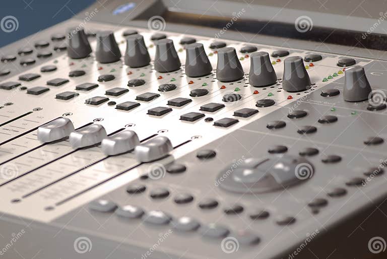 Mixing stock image. Image of equalizer, broadcast, mixer - 10101741
