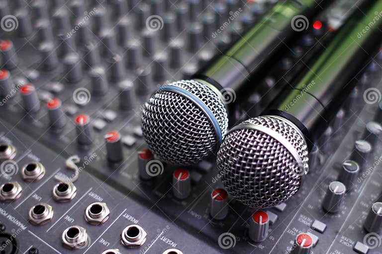 Mixing stock image. Image of equipment, music, audio - 14335511