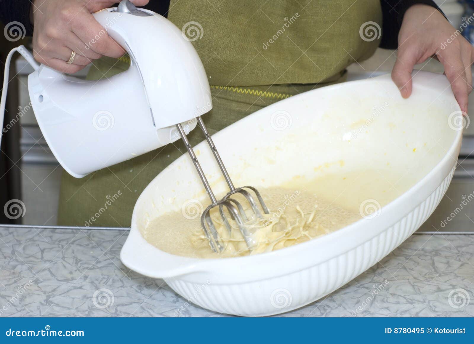 Mixing the batter stock image. Image of delicious, cook - 8780495