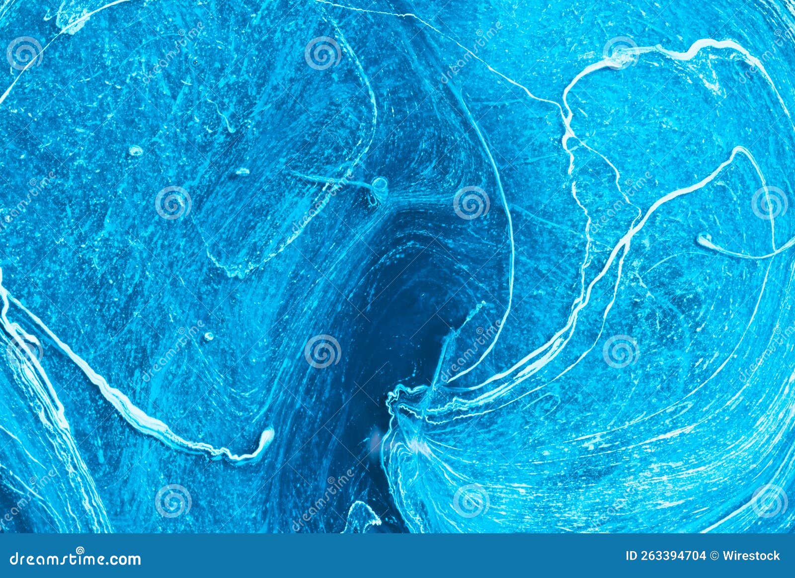 Swirls of blue paint stock photo. Image of mixed, messy - 263394704