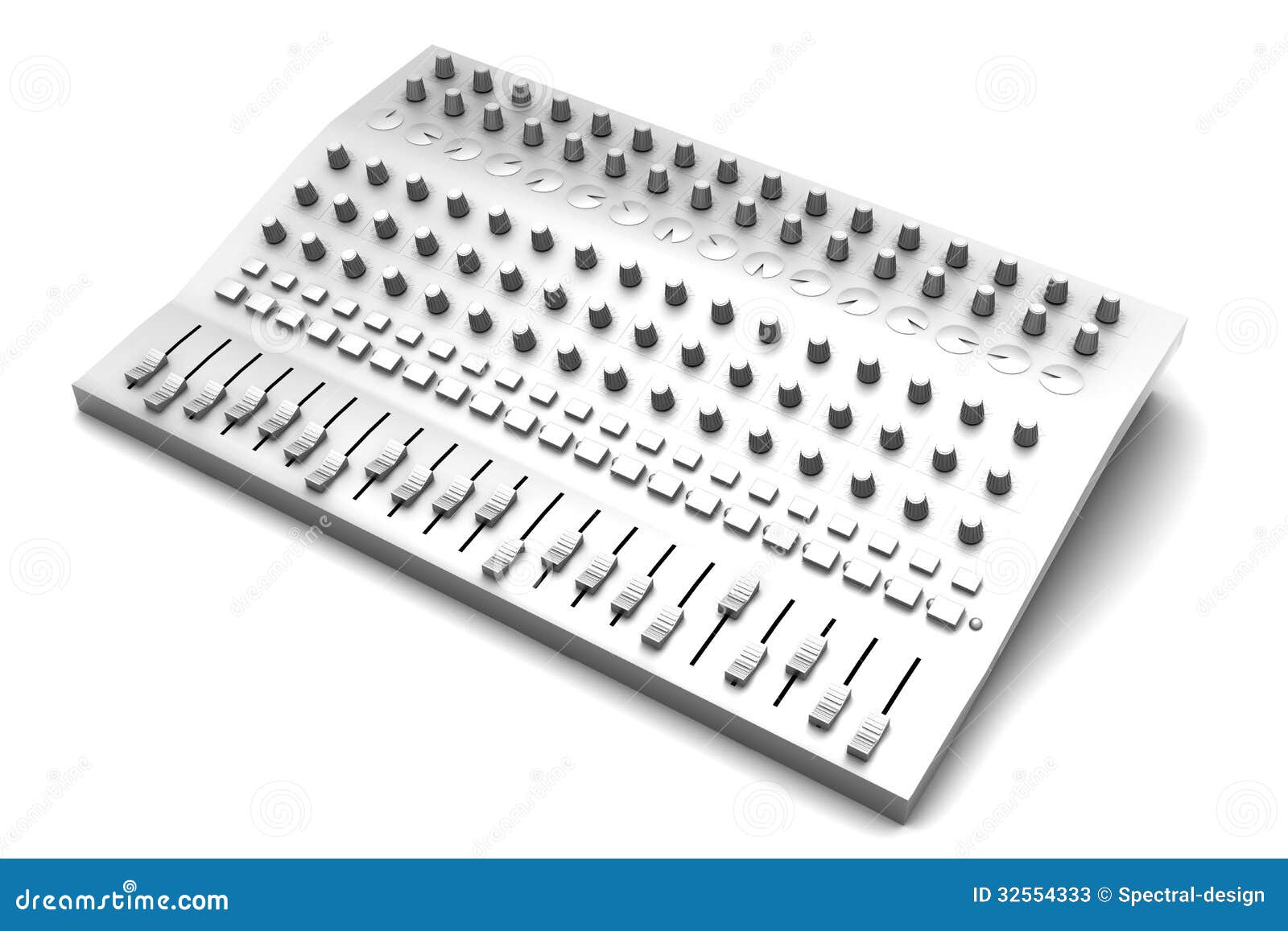 Mixing board stock illustration. Illustration of graphic - 32554333