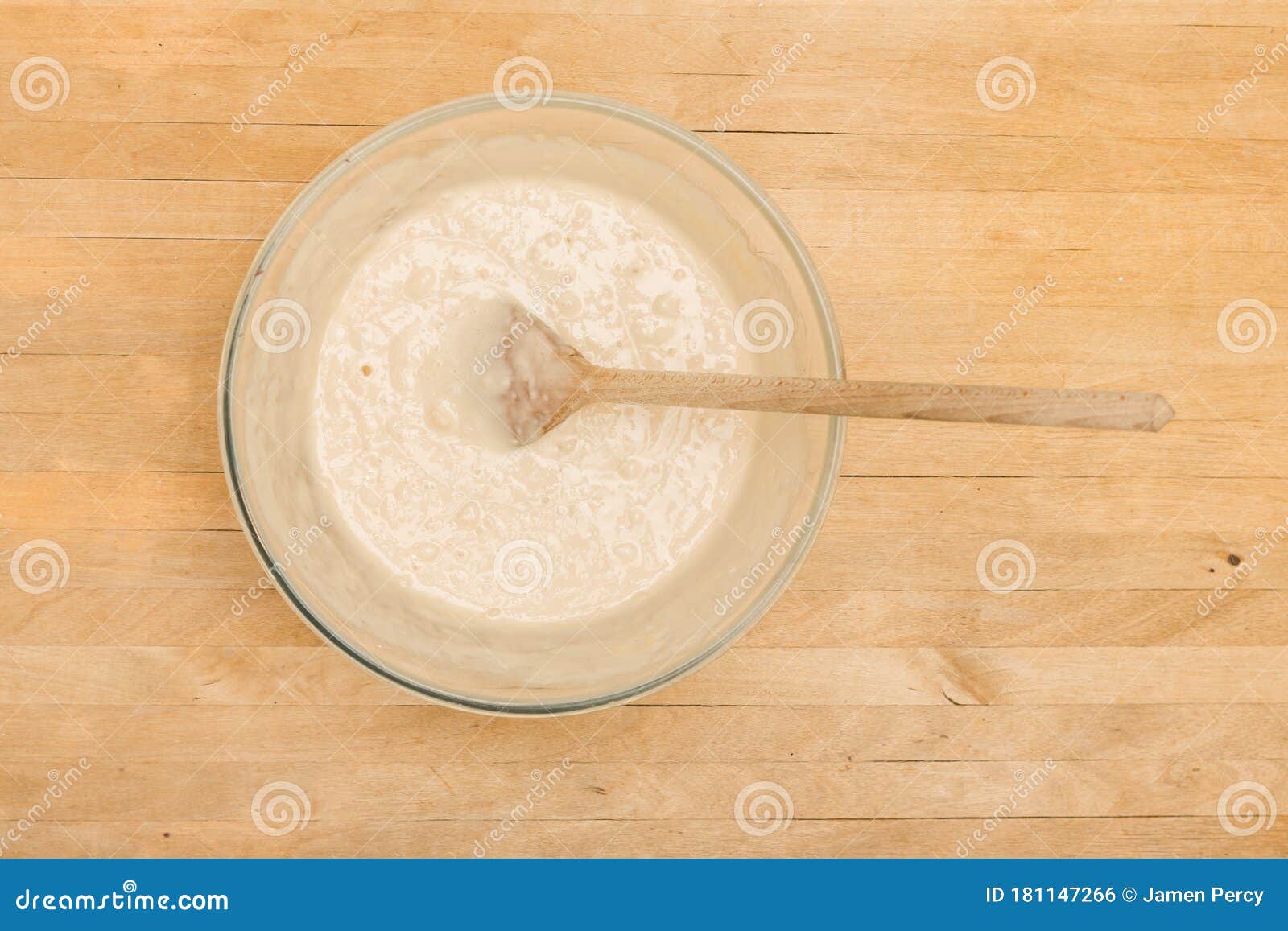 Flour Mixture Being Poured Into Trays Stock Image | CartoonDealer.com ...