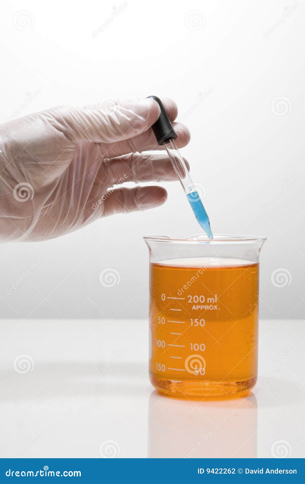 Mixing Chemicals stock photo. Image of latex, white, orange - 9422262