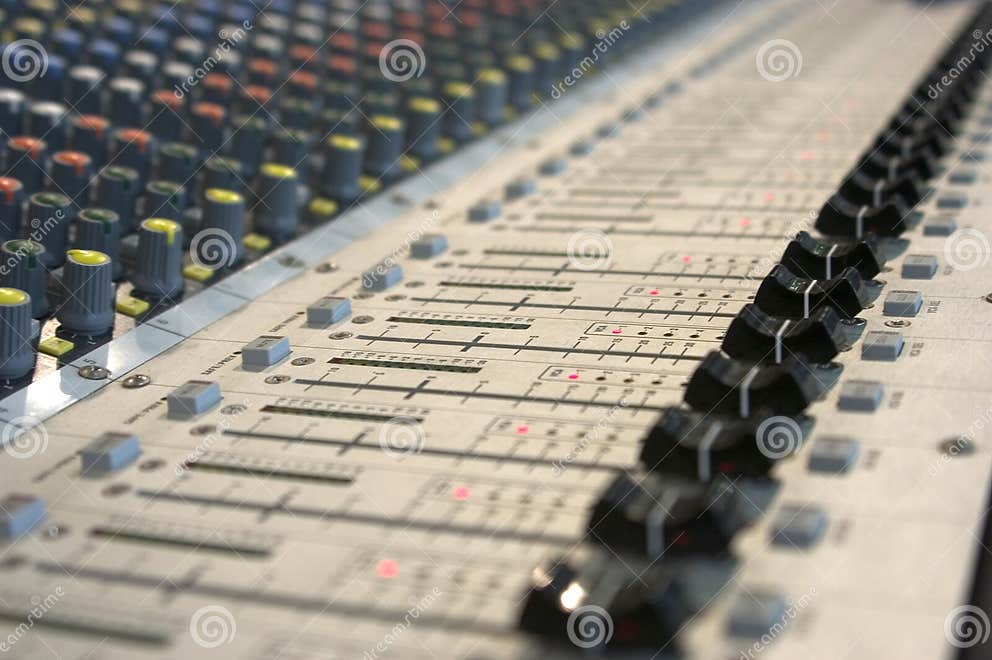 Mixing console stock photo. Image of composing, voice - 1500906