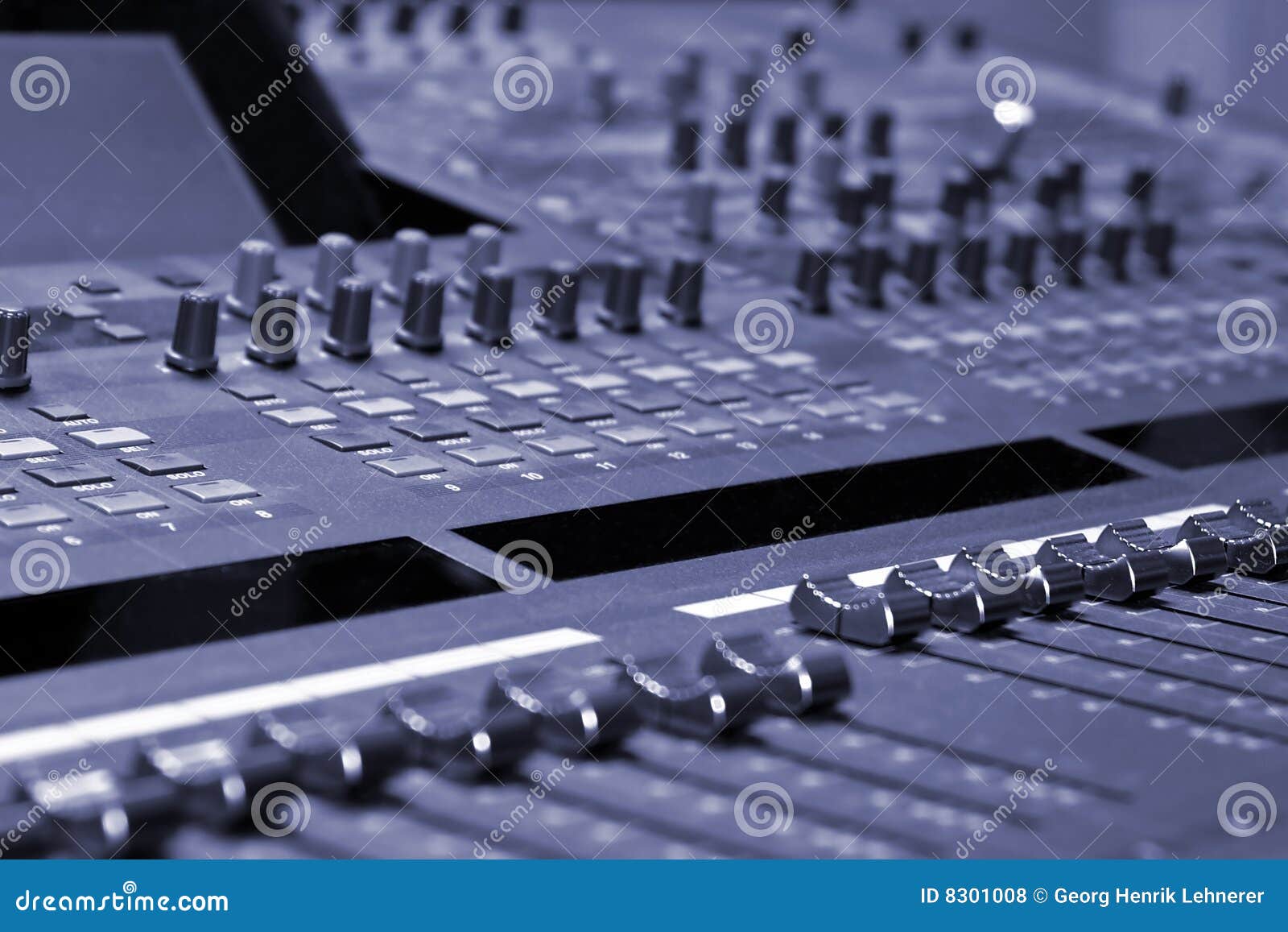Mixing Console stock photo. Image of balance, production - 8301008
