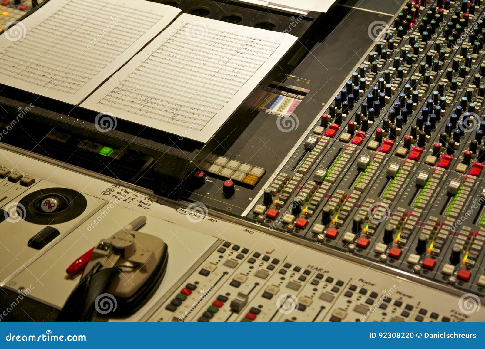 Mixing Console at Abbey Road Studios, London Stock Photo - Image of ...