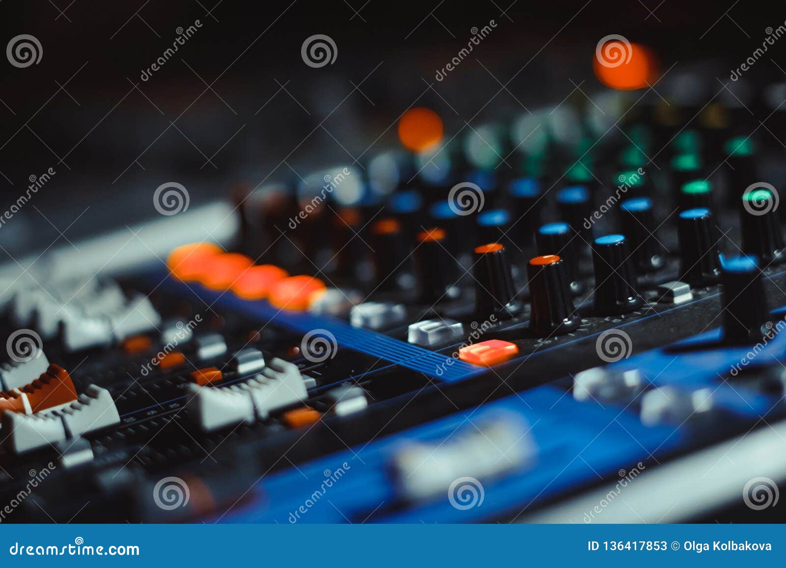 Mixing Console at the Concert Stock Image - Image of concert, mixing ...