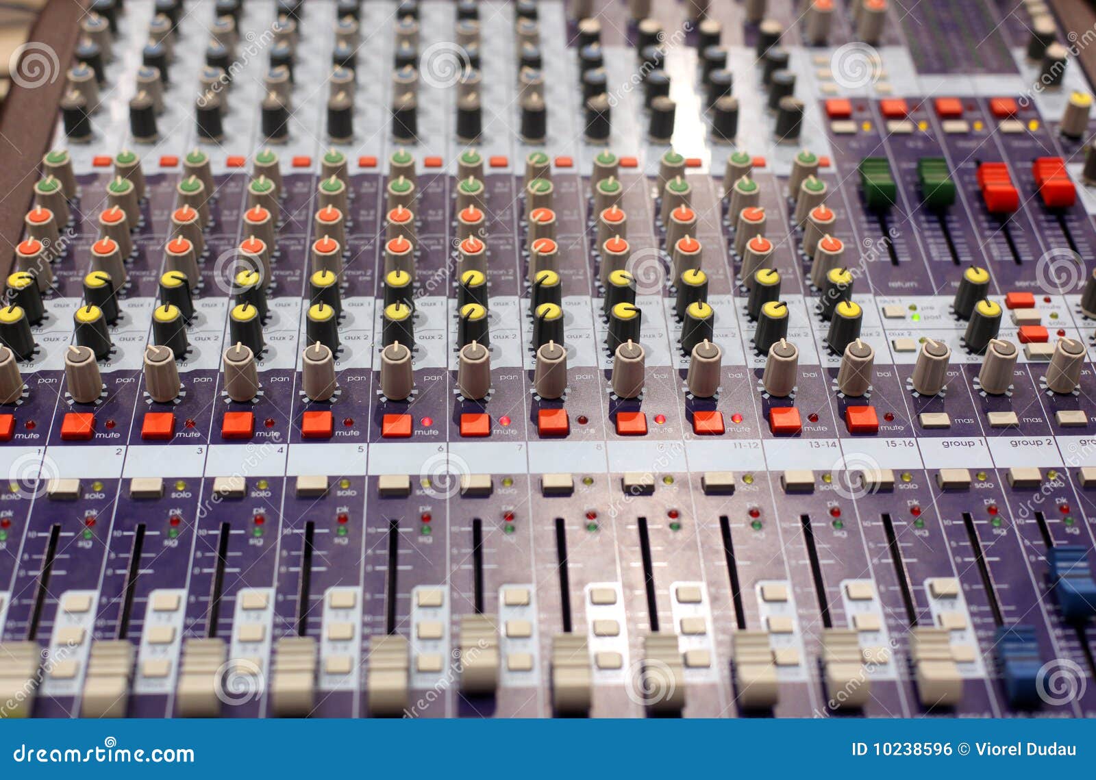 Mixing desk stock photo. Image of audio, concert, electric - 10238596