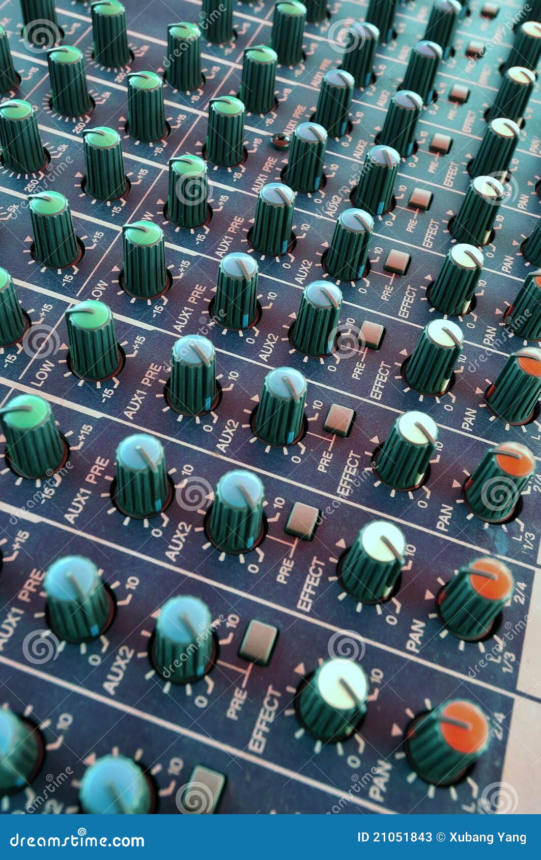 Mixing desk stock image. Image of musician, amplifier - 21051843