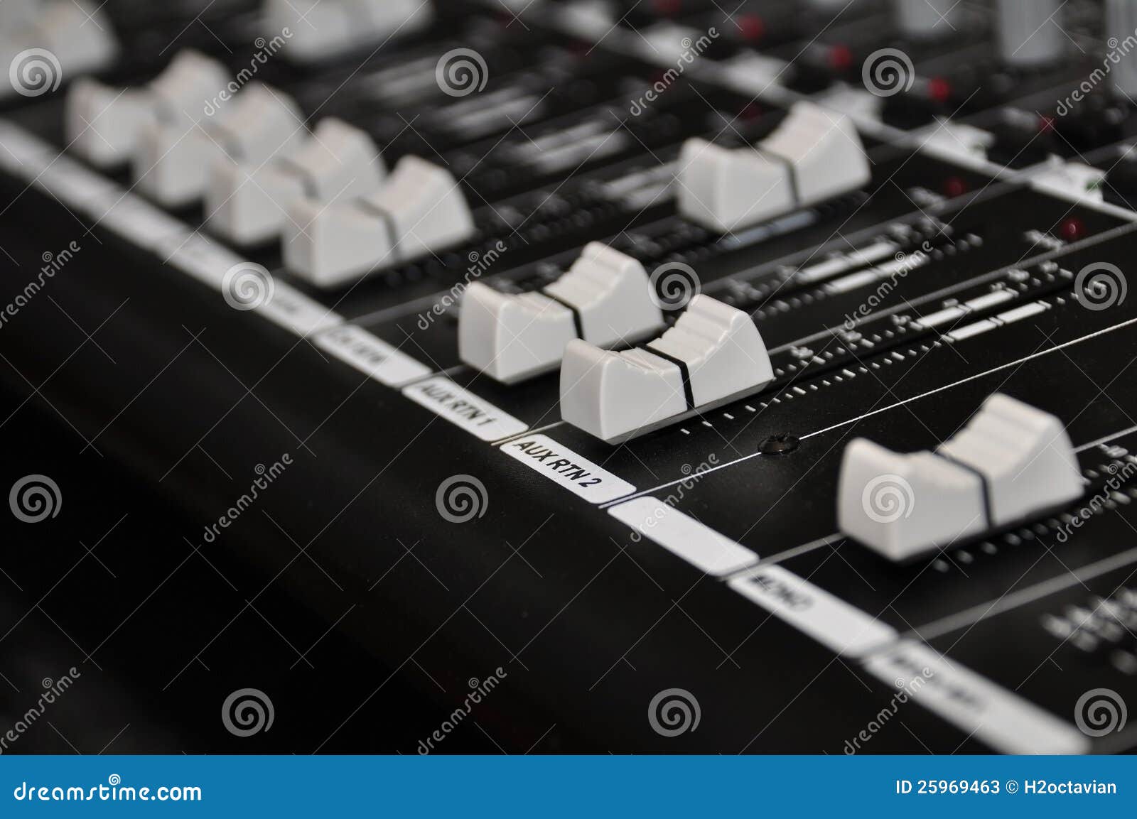 Mixing desk stock image. Image of studio, produce, song - 25969463