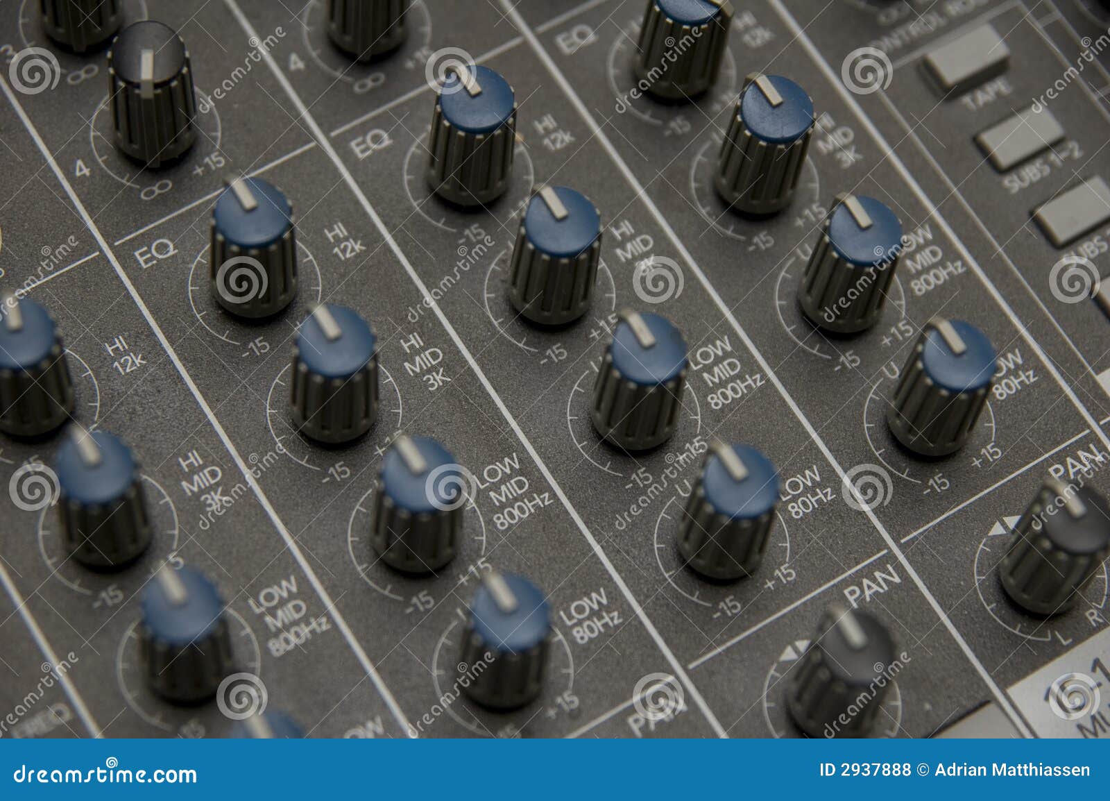 The Mixing Desk stock photo. Image of producer, keypad - 2937888