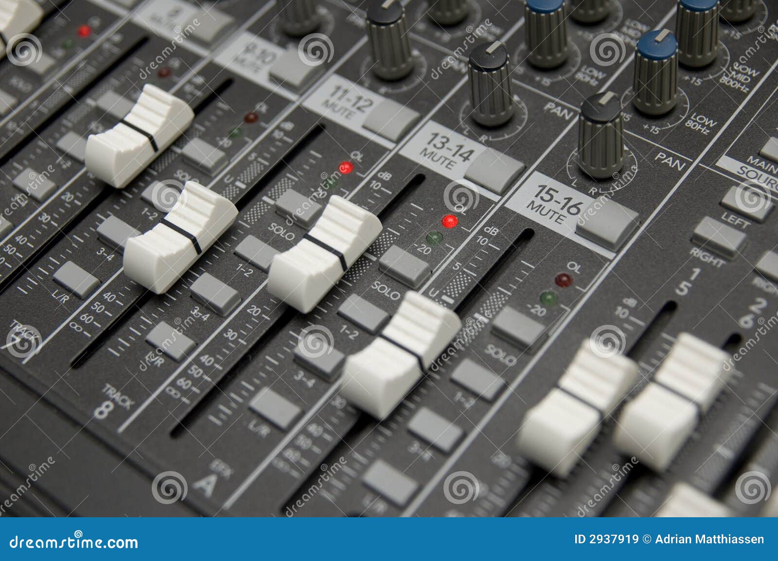 The Mixing Desk stock image. Image of keypad, recording - 2937919