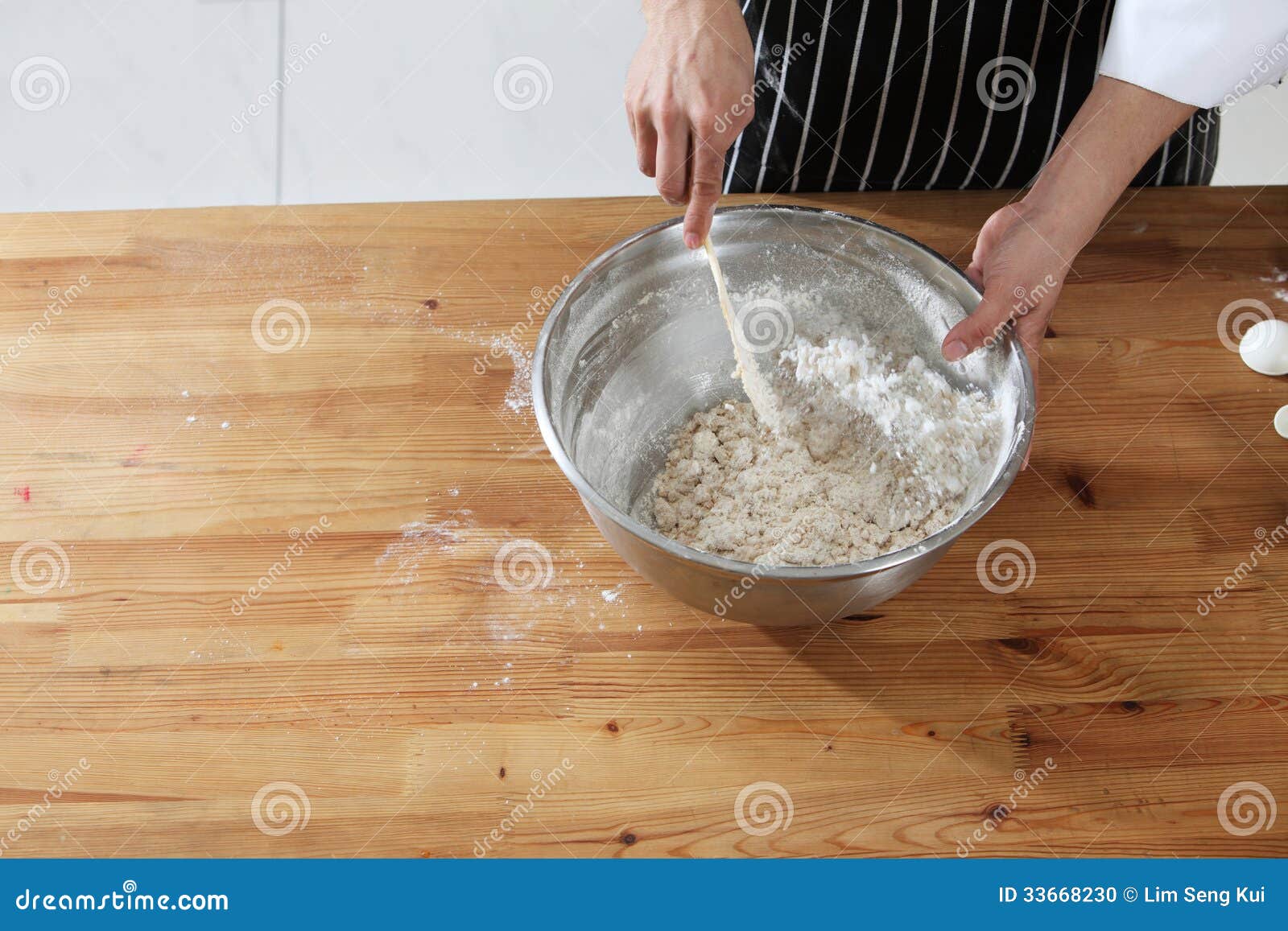 Mixing the flour stock photo. Image of christmas, baking - 33668230