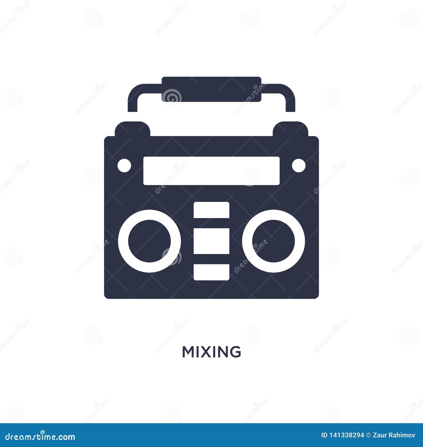 Mixing Icon On White Background. Simple Element Illustration From ...