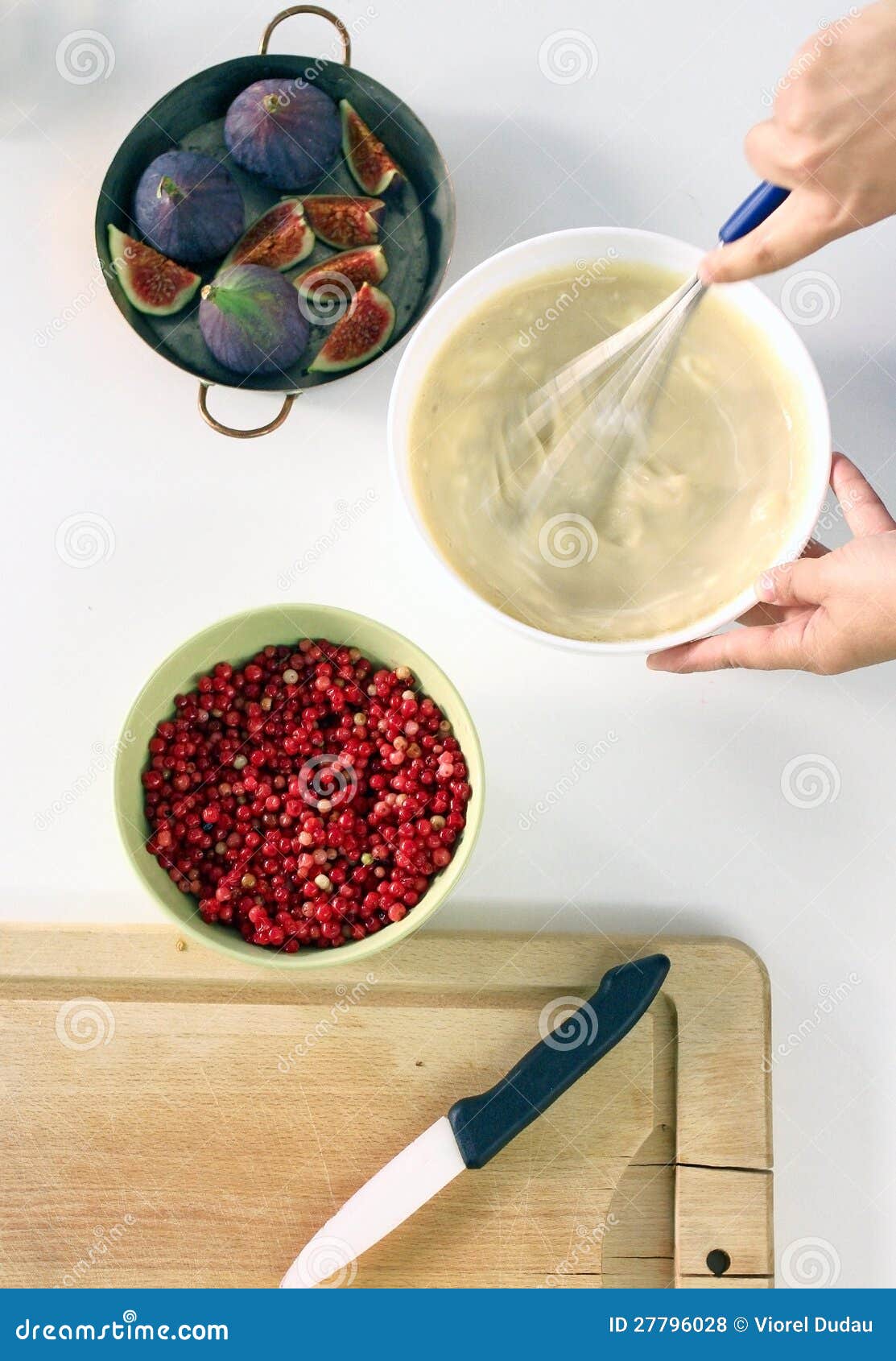 Mixing ingredients stock photo. Image of tart, table - 27796028