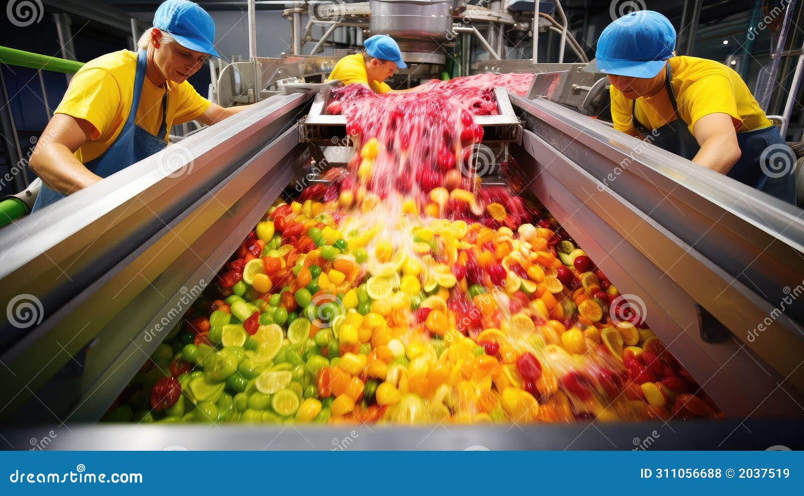 Mixing Liquid Food Processing Stock Illustration - Illustration of ...