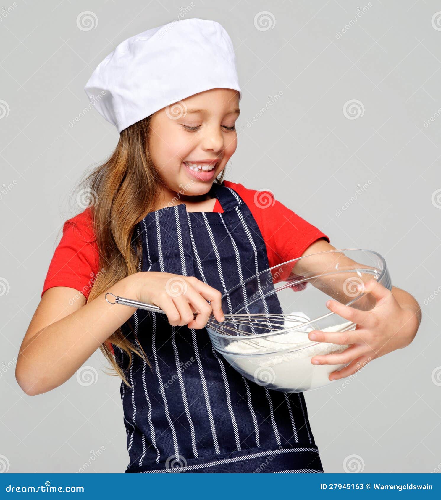 Mixing little chef stock image. Image of cooking, cute - 27945163