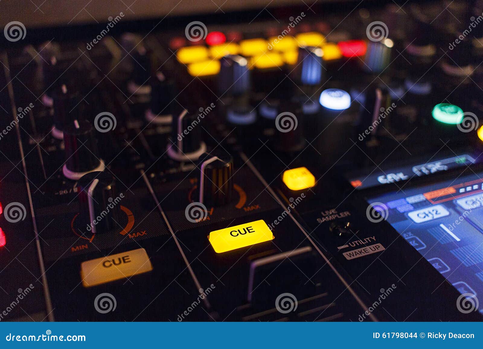 Pioneer Ddj Controller Play Button Faders Mixer Royalty-Free Stock ...