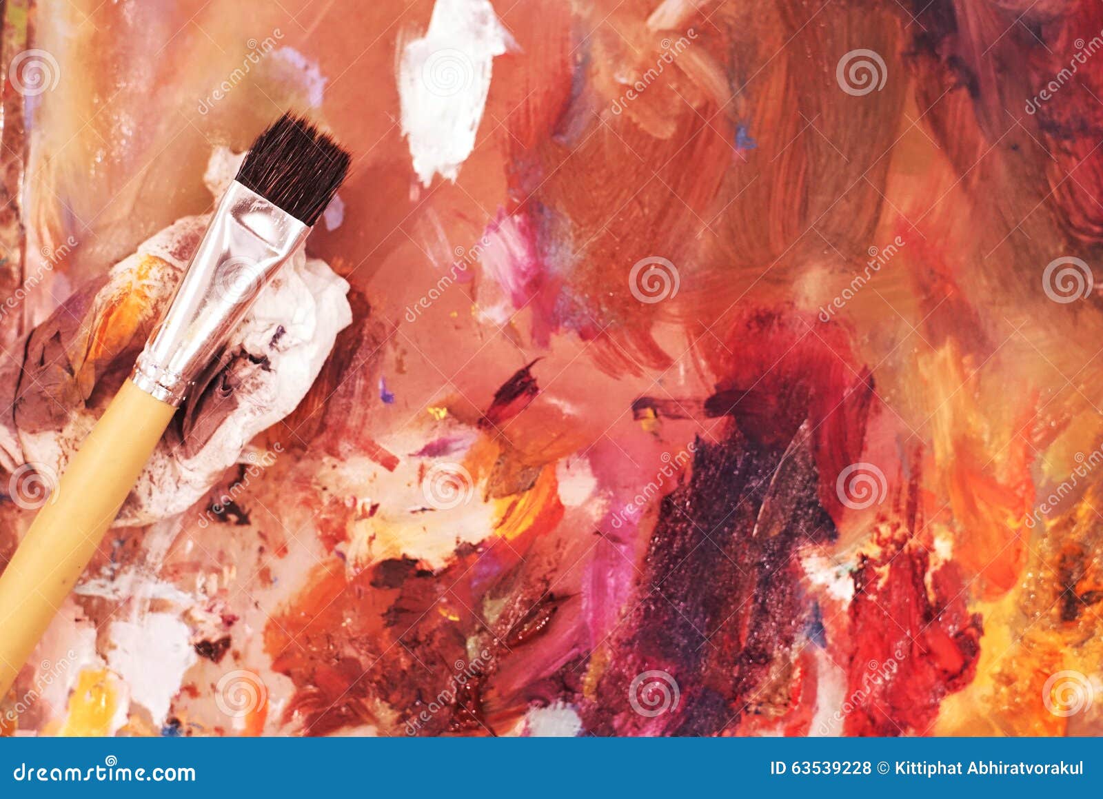 Mixing Oil Colors Texture Background Stock Photo - Image of smear ...