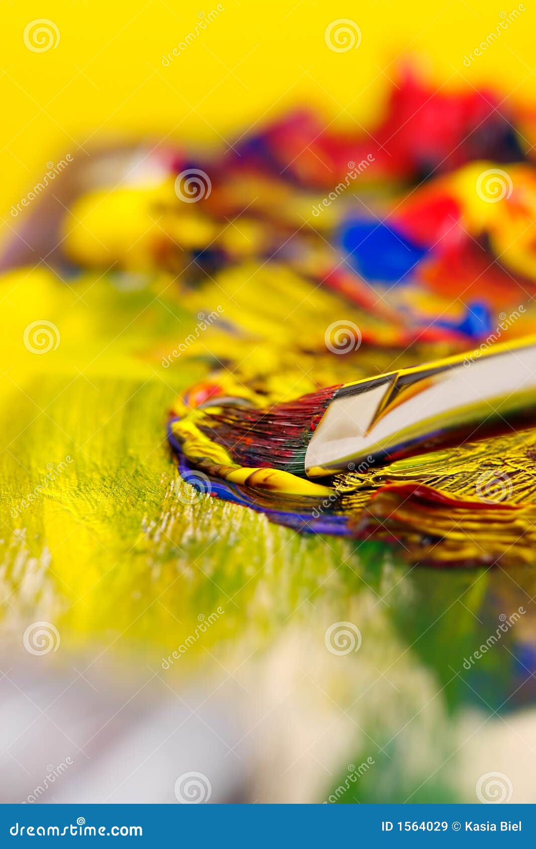Mixing paint stock image. Image of paleta, create, back - 1564029