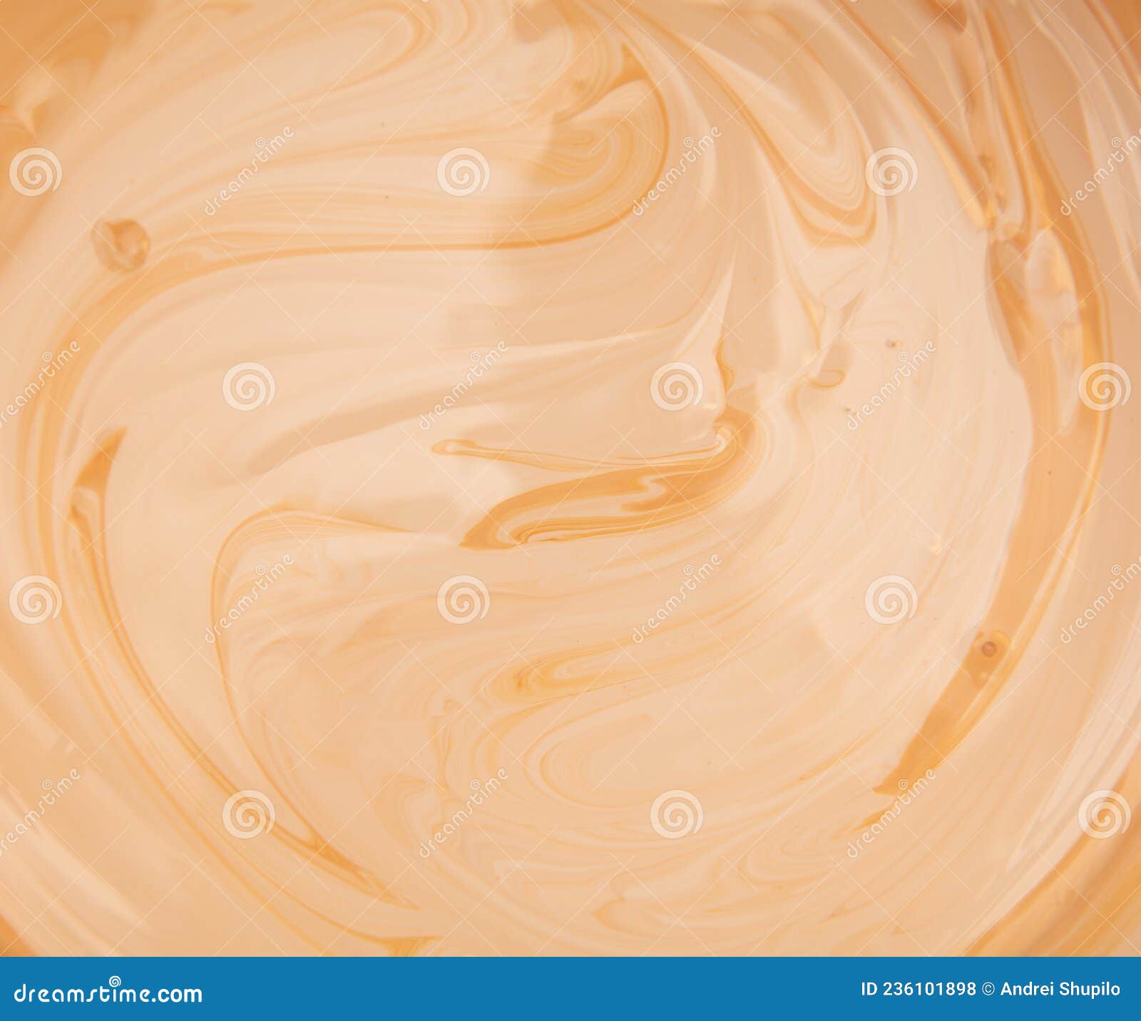 Mixing Paint in Beige Color As Abstract Stock Photo - Image of gradient ...