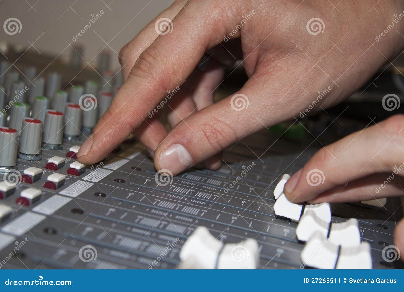 Mixing panel stock image. Image of blackboard, listening - 27263511