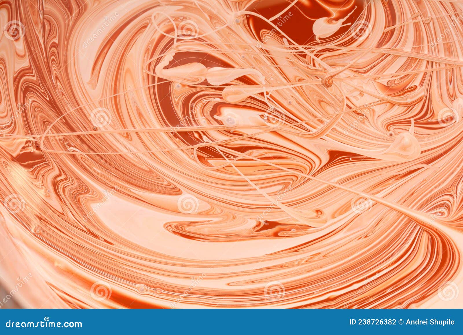 Mixing of Red and White Water-based Paint. Stock Photo - Image of ...