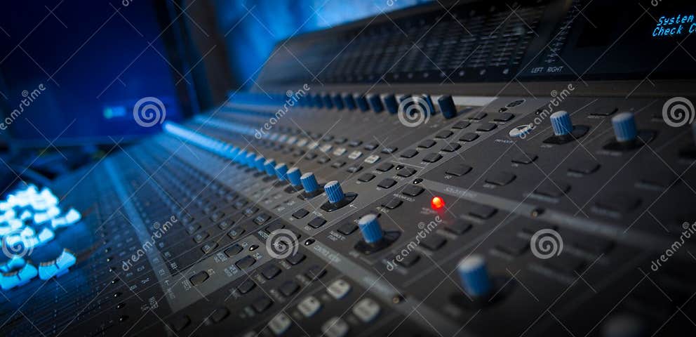 Mixing table stock photo. Image of orator, speech, table - 49372978