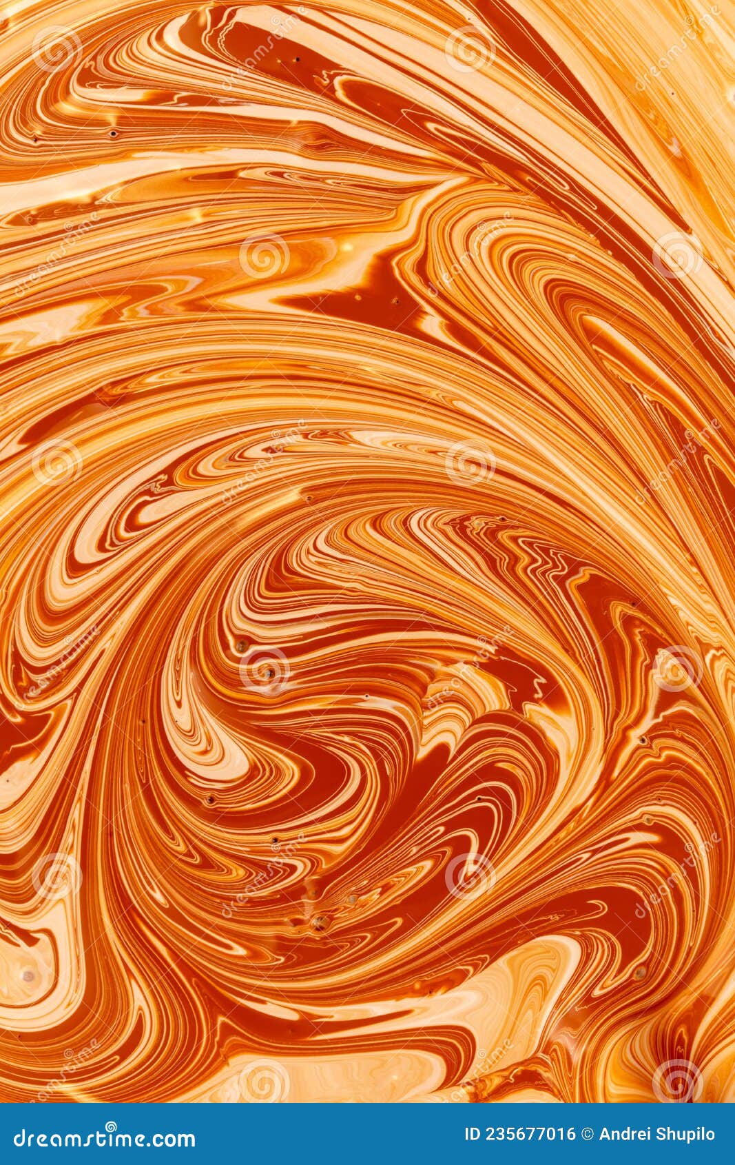 Mixing Water Dispersion Paint of Different Colors. Stock Photo - Image ...