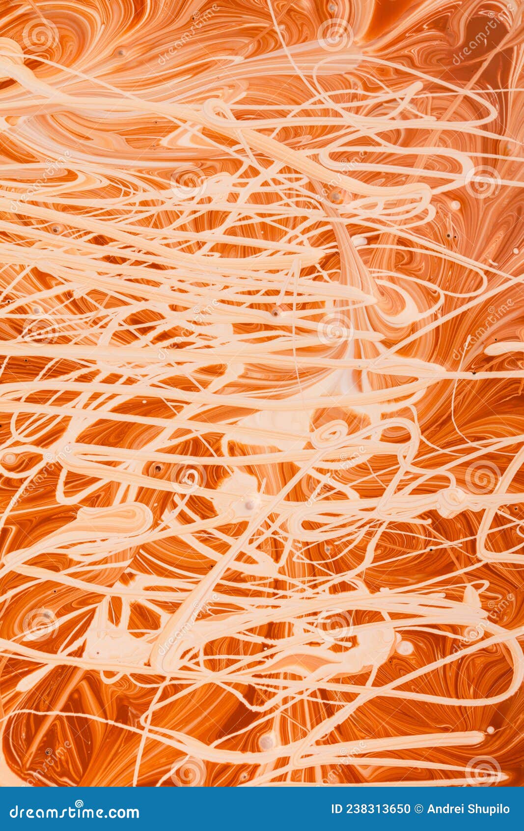 Mixing Water Dispersion Paint of Different Colors. Stock Photo - Image ...