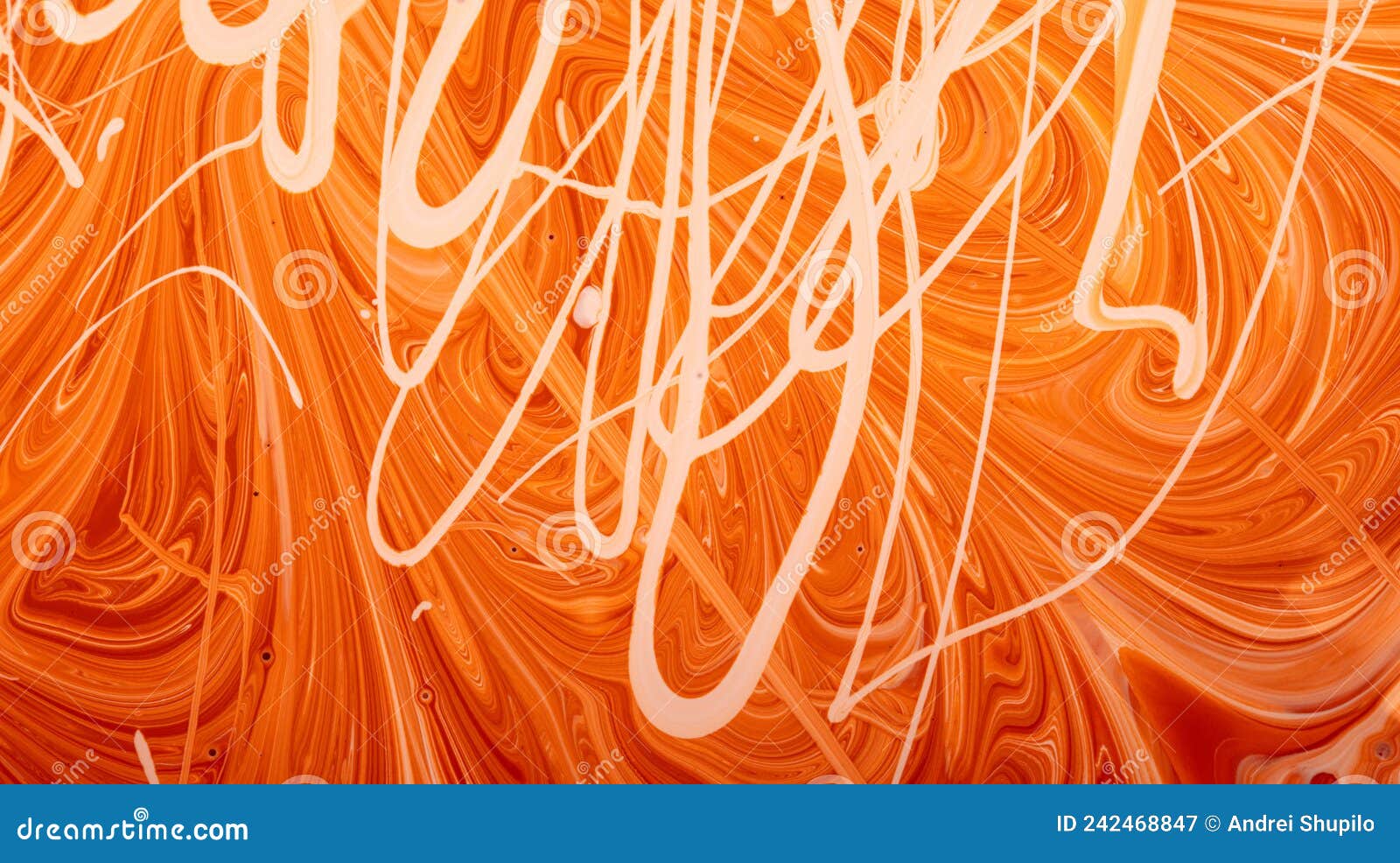 Mixing Water Dispersion Paint of Different Colors. Stock Image - Image ...