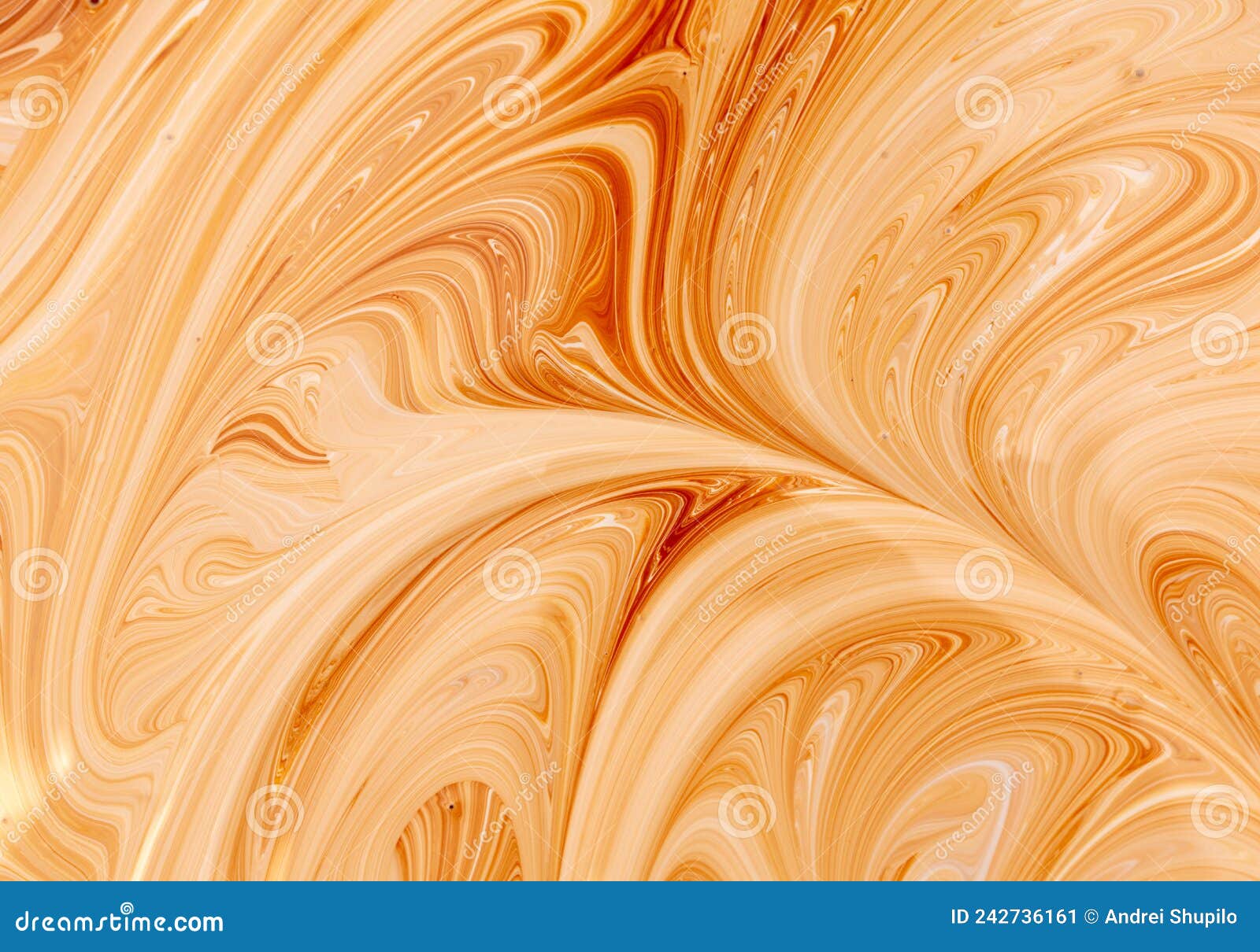 Mixing Water Dispersion Paint of Different Colors. Stock Image - Image ...