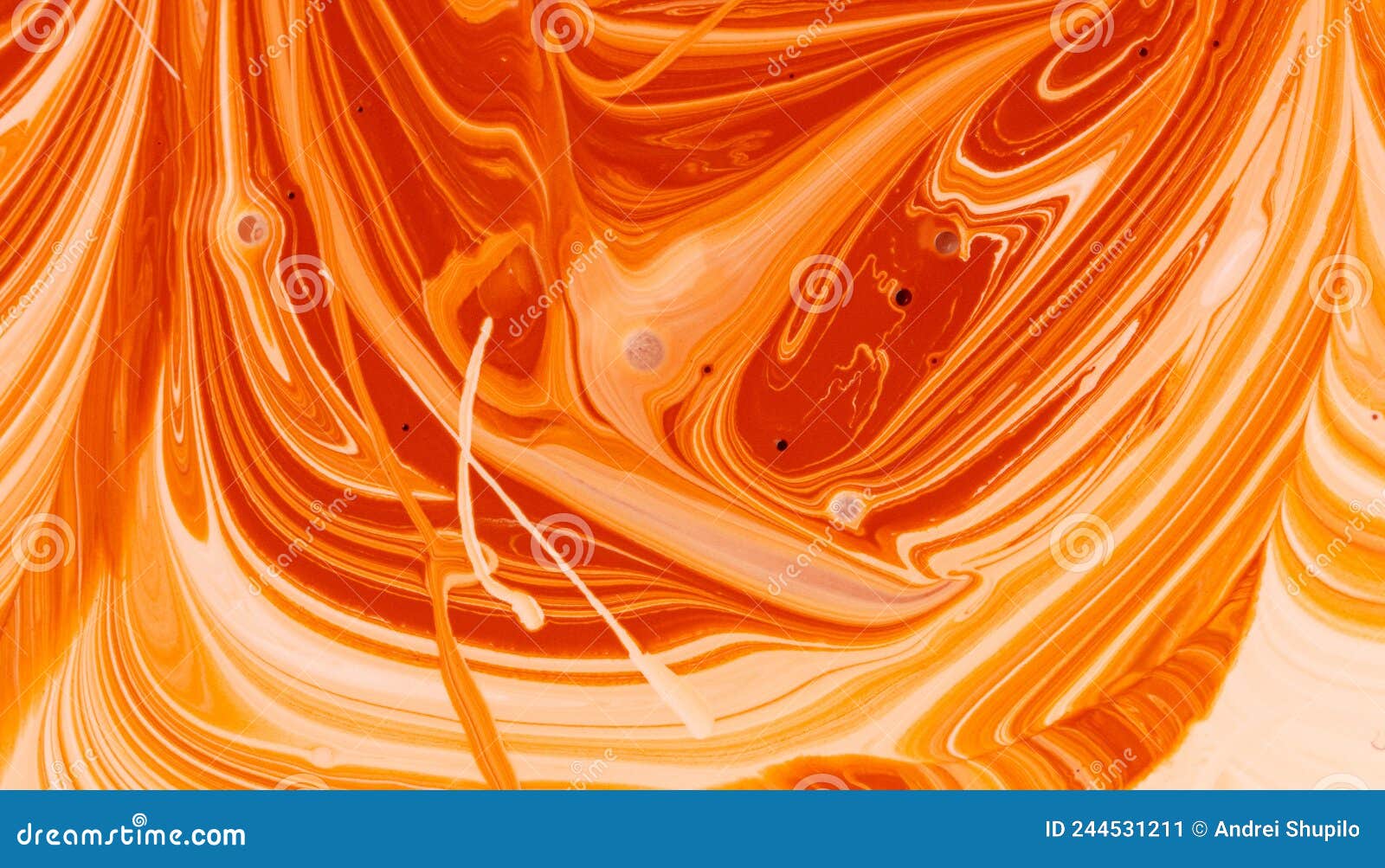 Mixing Water Dispersion Paint of Different Colors. Stock Image - Image ...