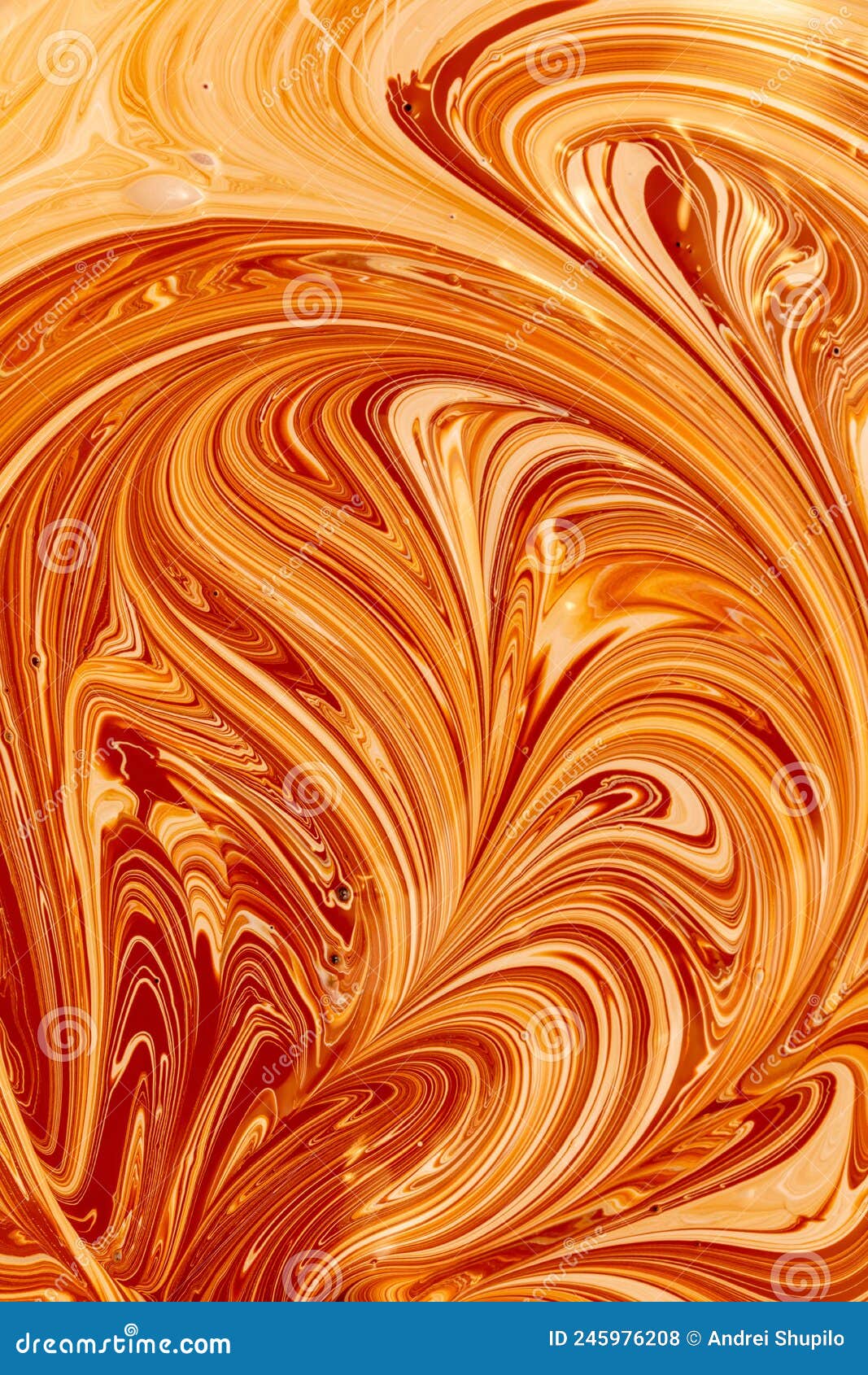 Mixing Water Dispersion Paint of Different Colors. Stock Photo - Image ...