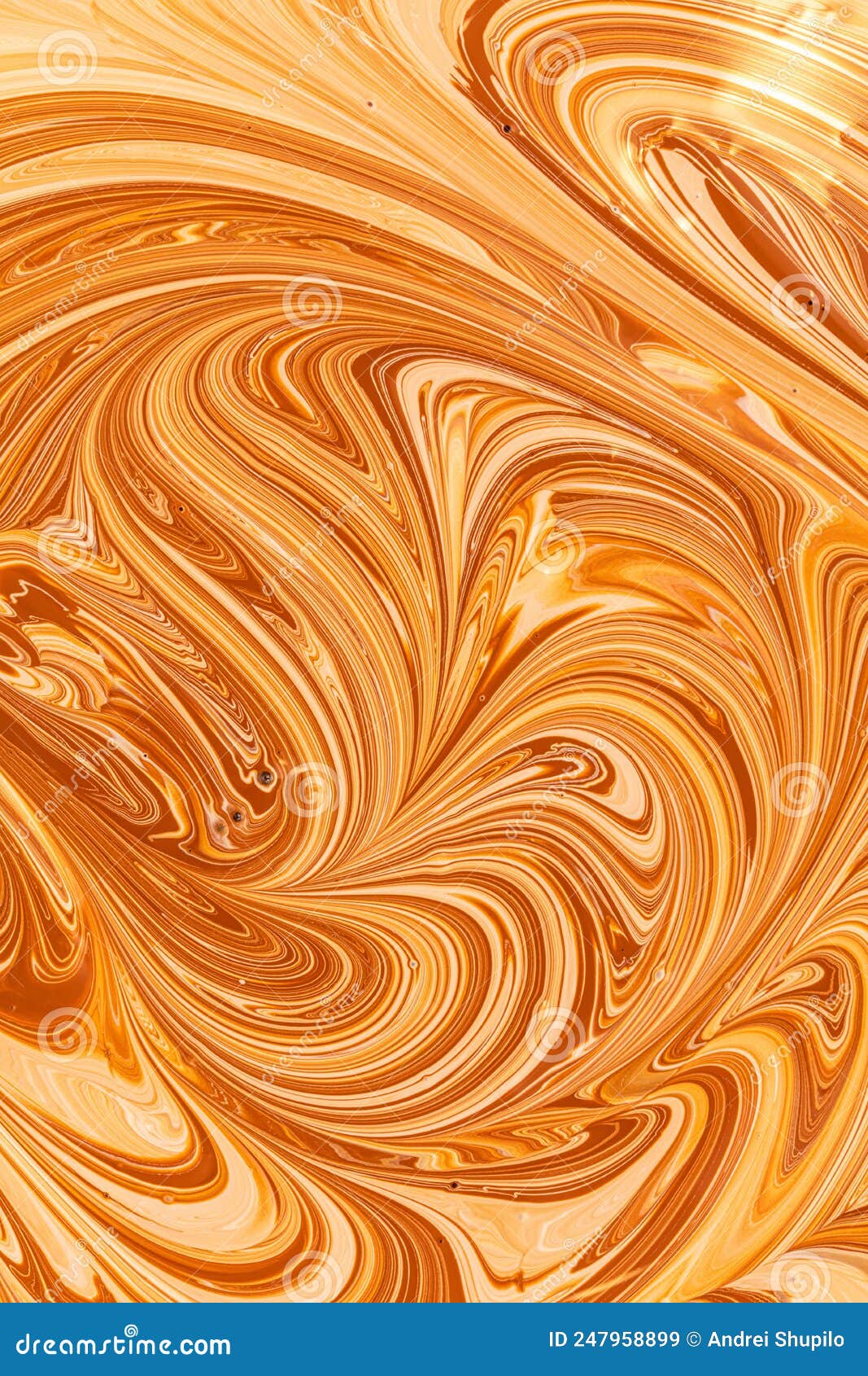 Mixing Water Dispersion Paint of Different Colors. Stock Image - Image ...