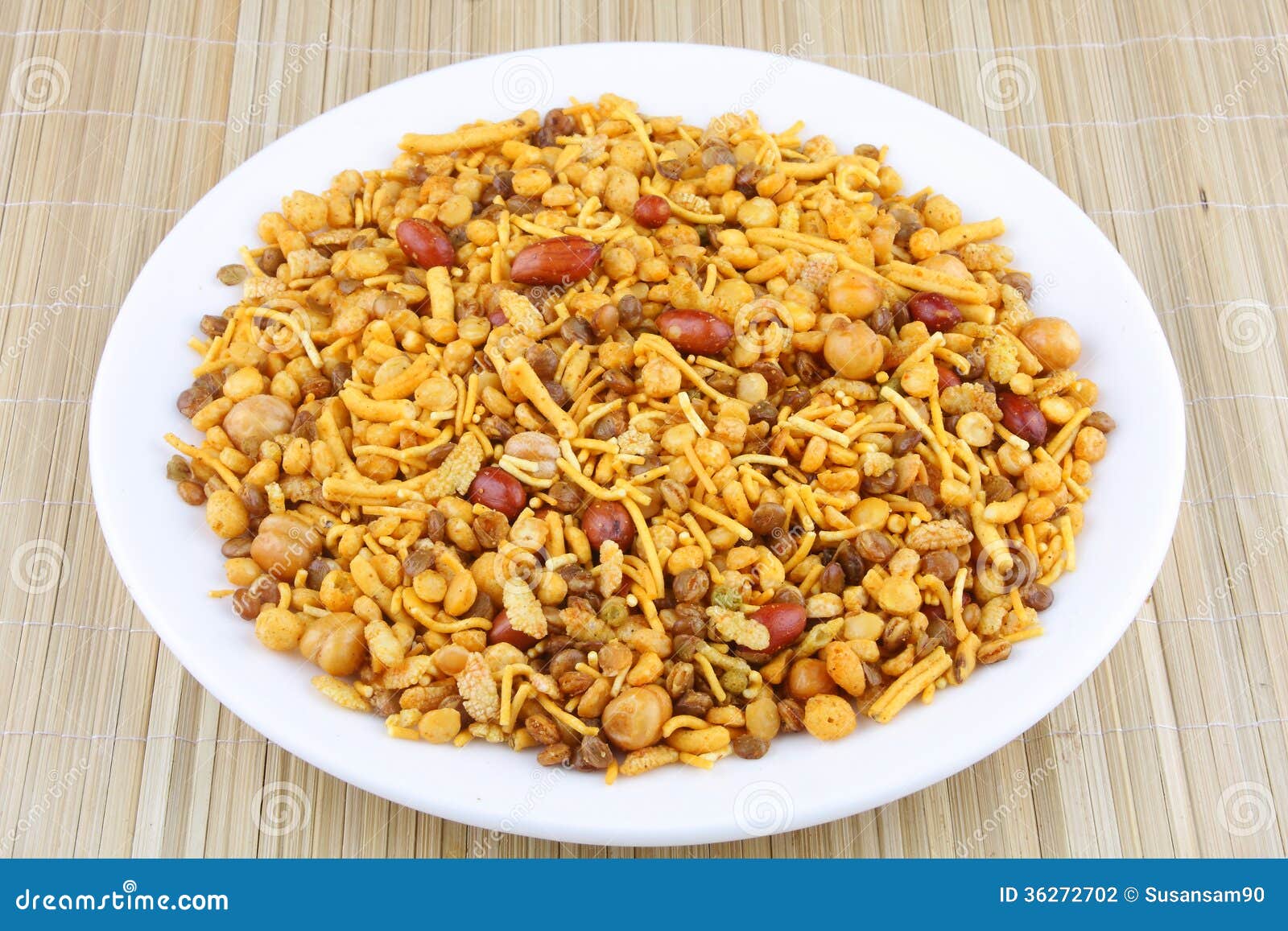 Mixture- an Asian snack stock photo. Image of pakistan - 36272702