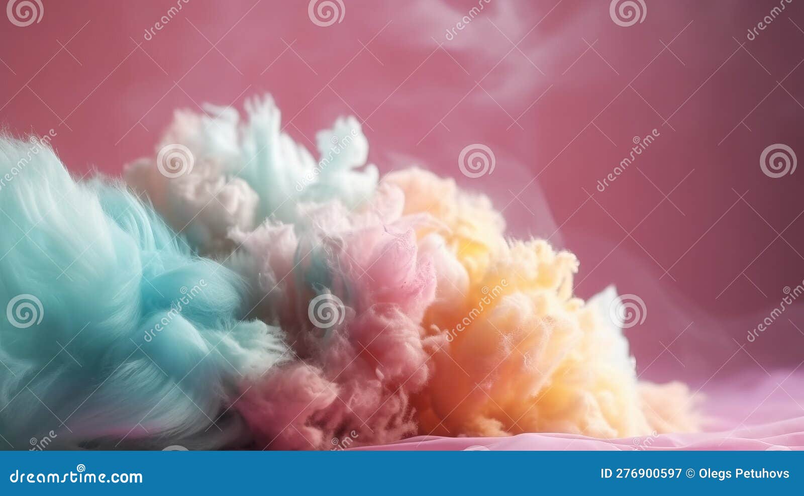 A Mixture of Colored Smoke on a Pink Background with a Pink Backdrop ...