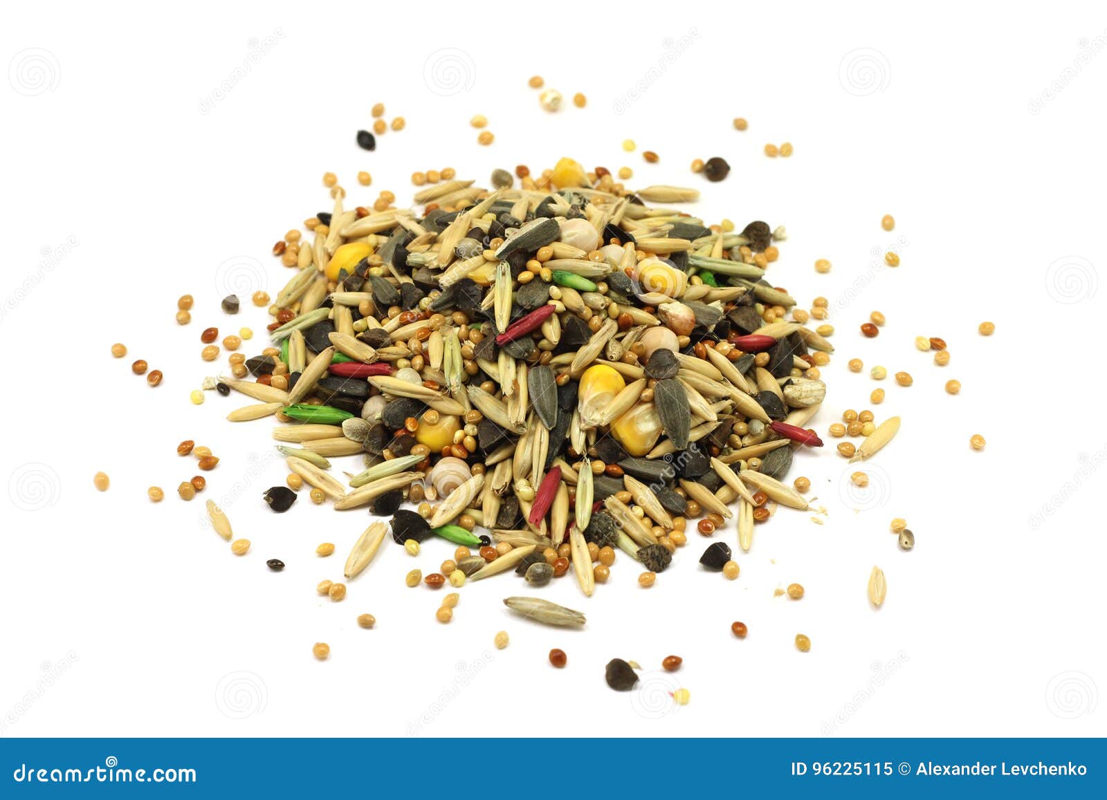 A Mixture of Dried Grains and Cereals Stock Image - Image of white ...