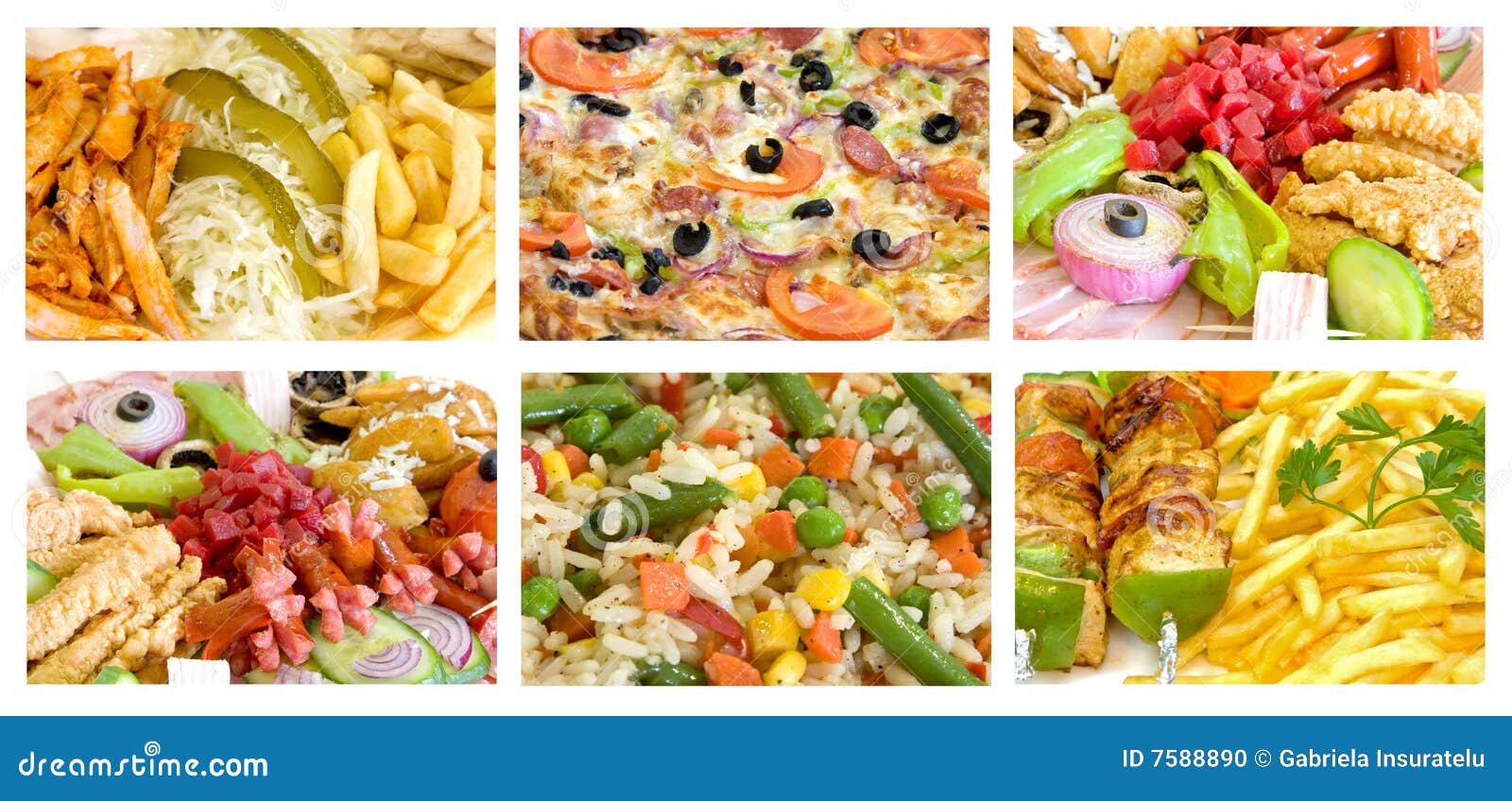 Mixture of foods stock photo. Image of mixture, dieting - 7588890