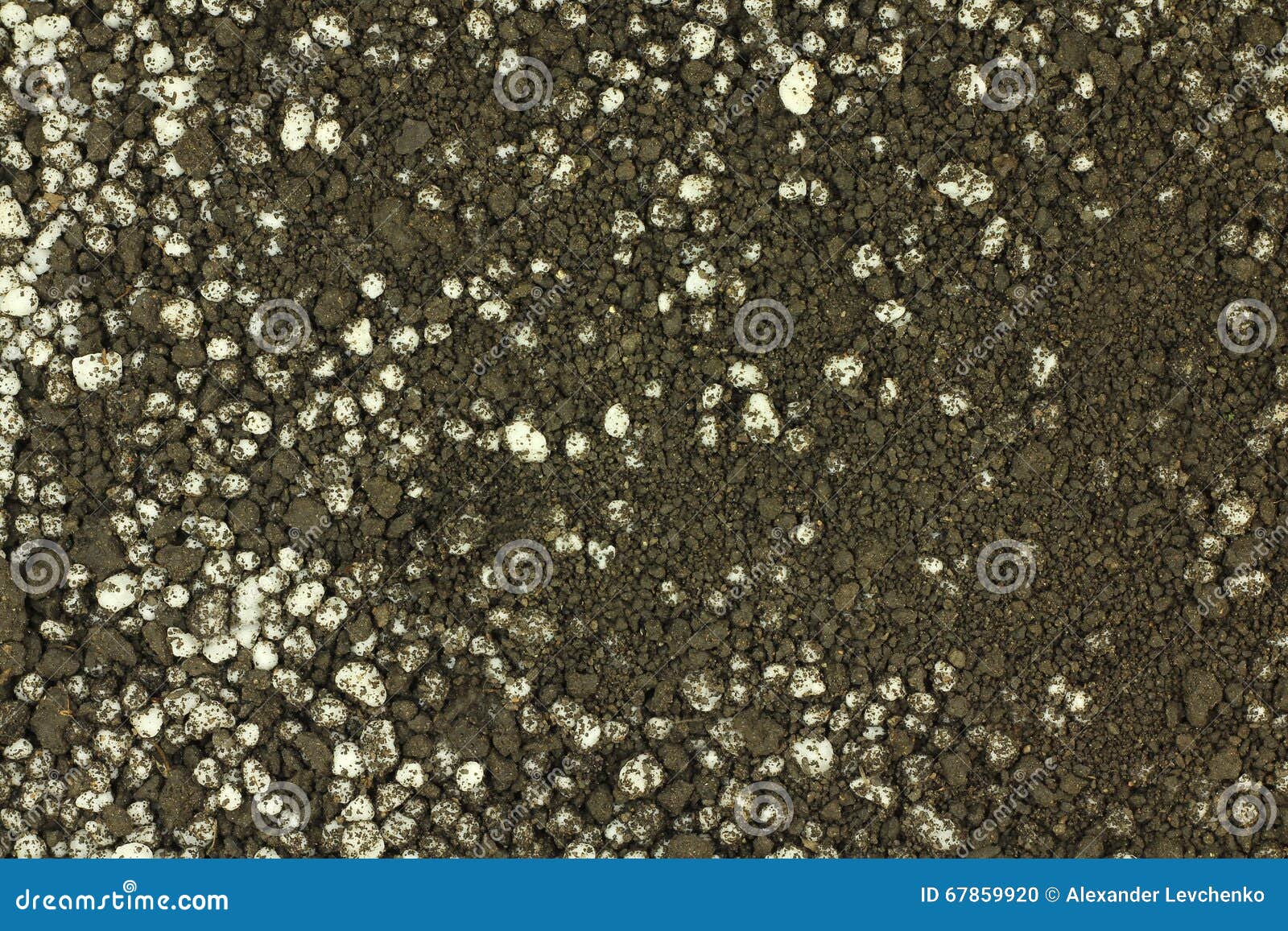 A Mixture of Granules of Fertilizer and Humus Background Stock Photo ...