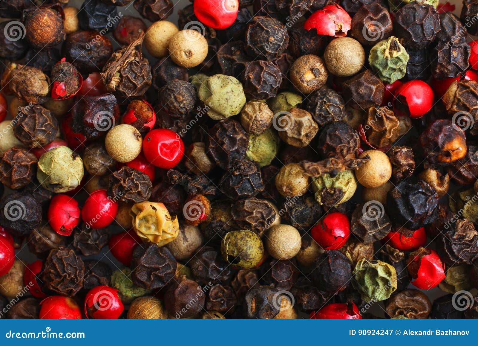 Mixture of peppers stock image. Image of black, mixture - 90924247