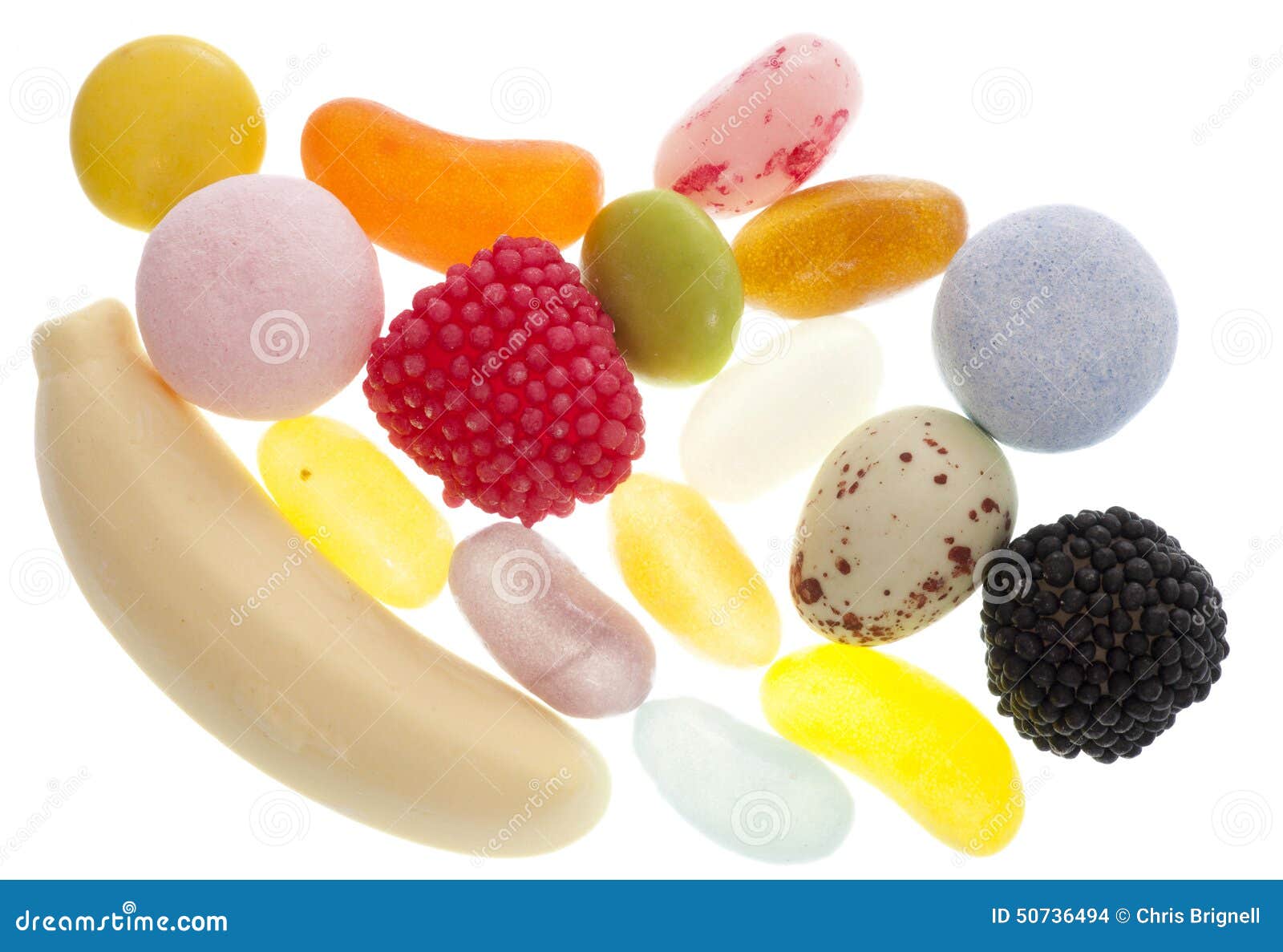 Mixture of sweets stock photo. Image of random, chocolate - 50736494