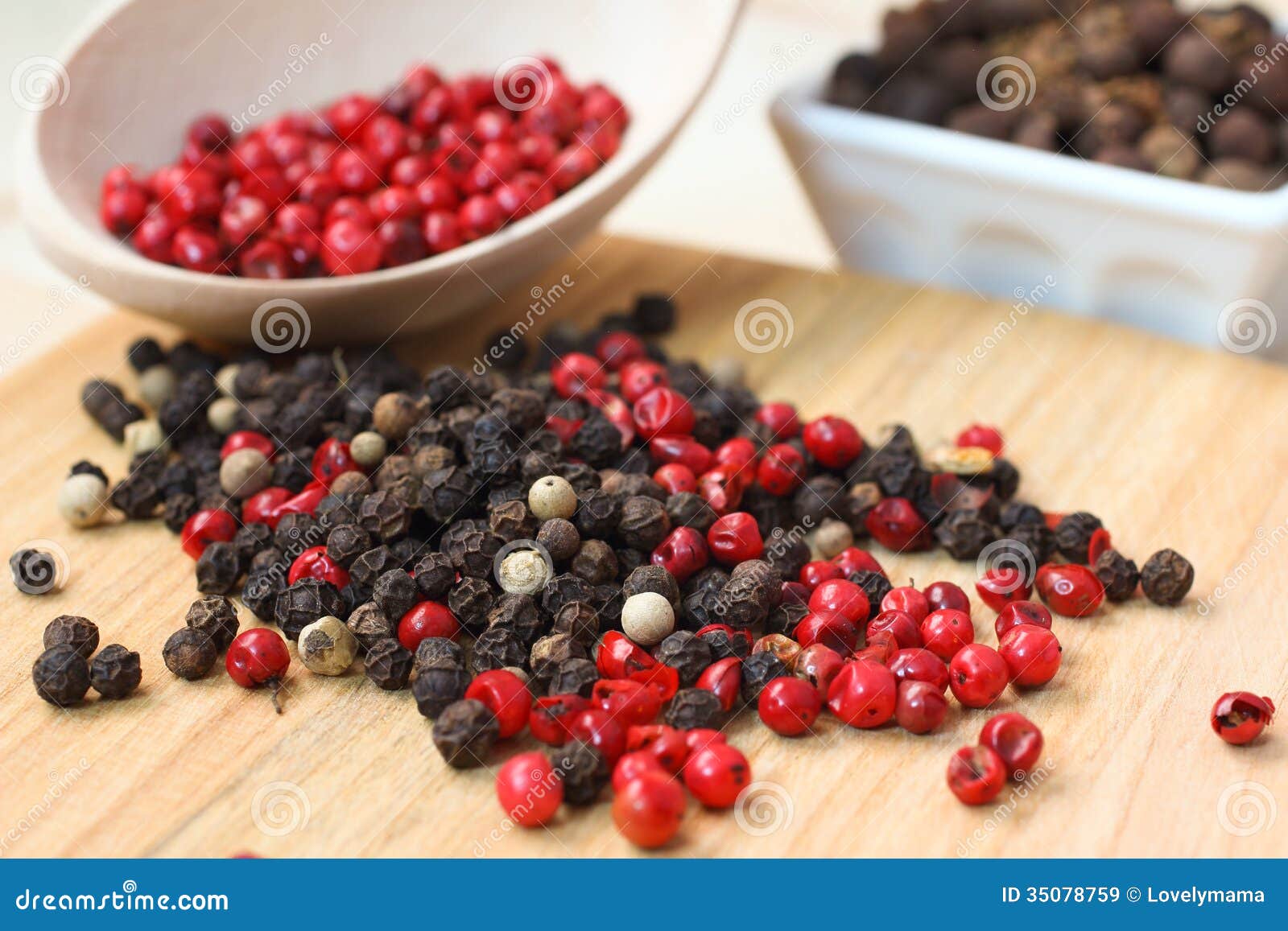 Mixture of three peppers stock image. Image of myrtle - 35078759
