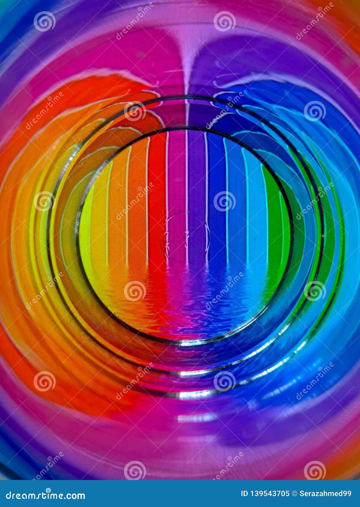 Mixture of Various Colors in a Ripple Stock Image - Image of creative ...