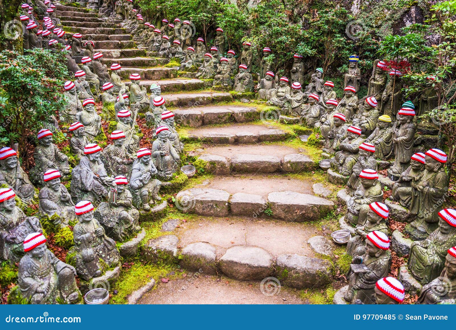Miyajima, Japan Pathway stock image. Image of jizzo, scene - 97709485